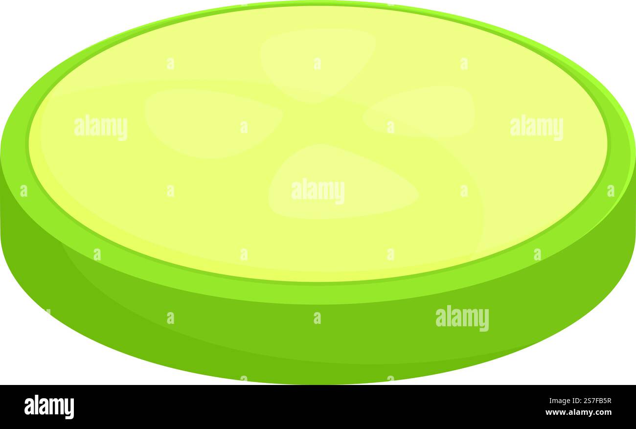 Slice vegetable marrow icon cartoon vector. Agriculture food. Fresh raw ...