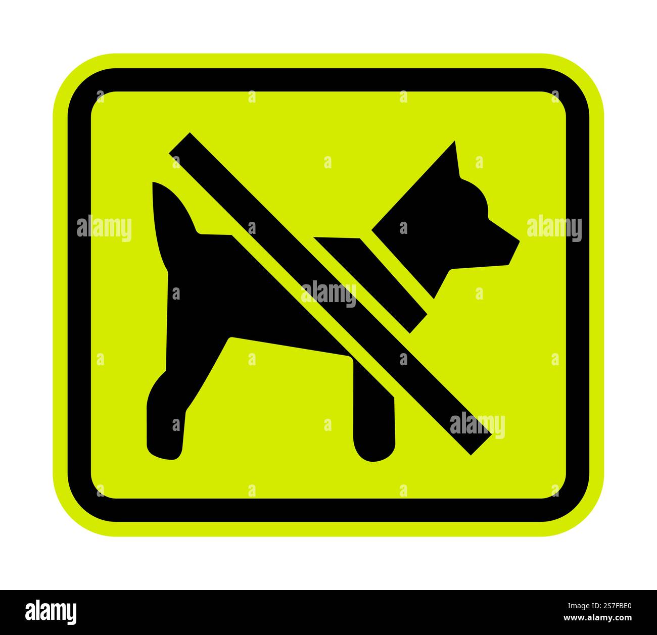 No Dogs Symbol Stock Vector Image & Art - Alamy