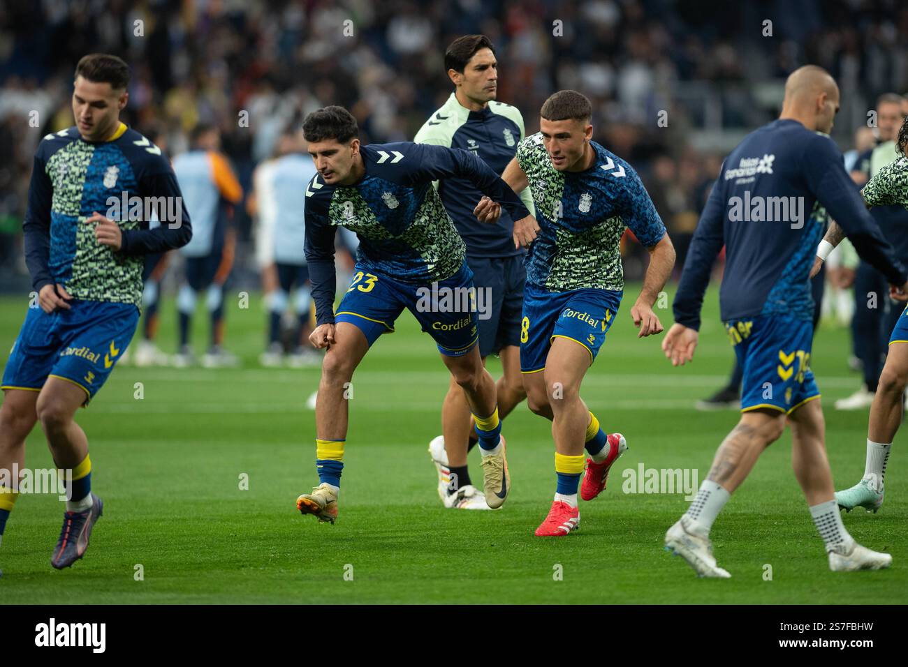 Spanish La Liga EA Sports soccer match Real Madrid vs Las Palmas at ...