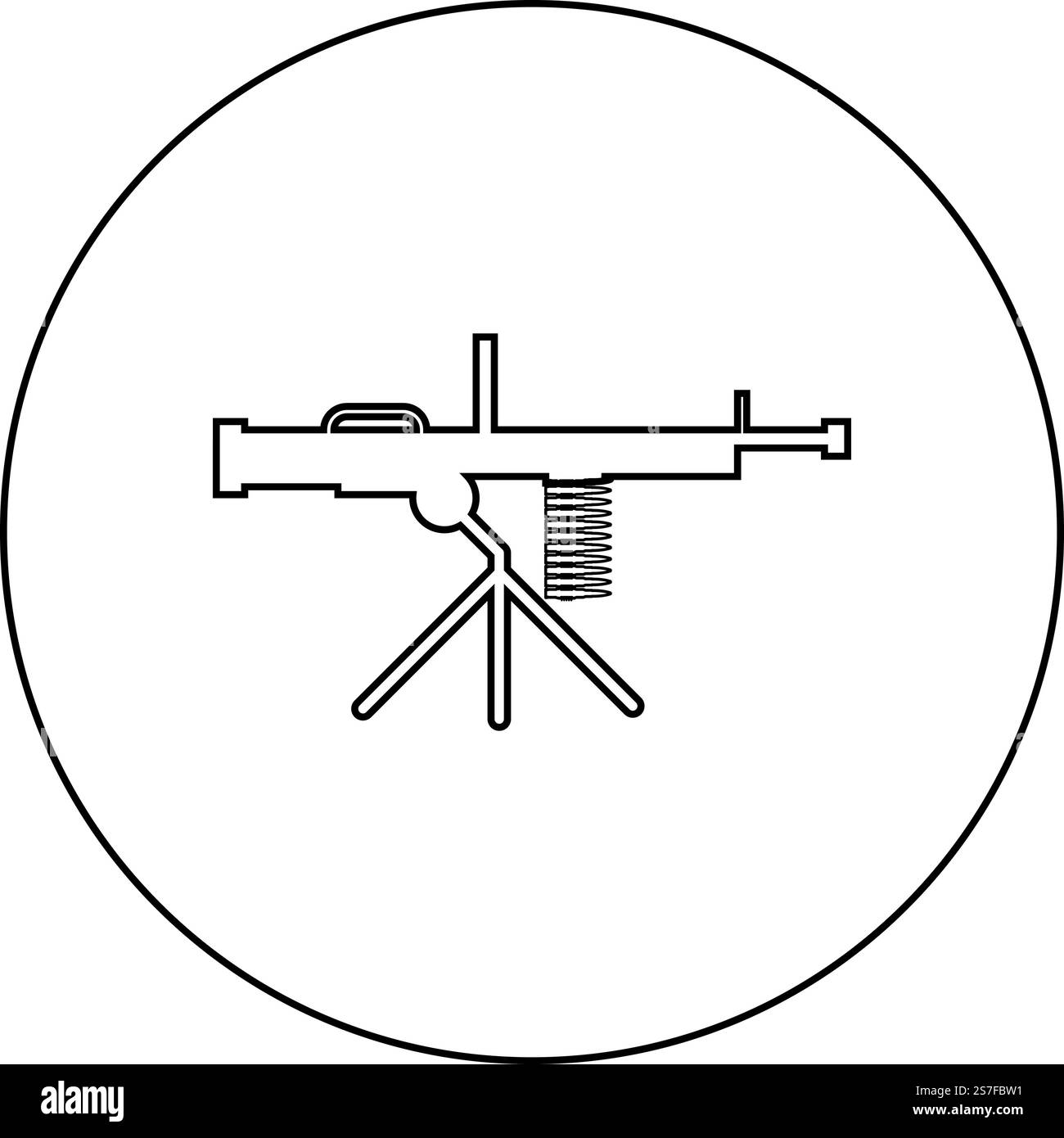 Gun in circle hi-res stock photography and images - Alamy