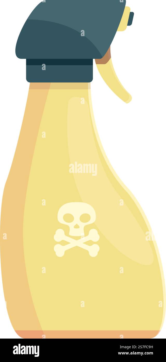 Handle chemical sprayer icon cartoon vector. Pesticide spray. Farm tool ...