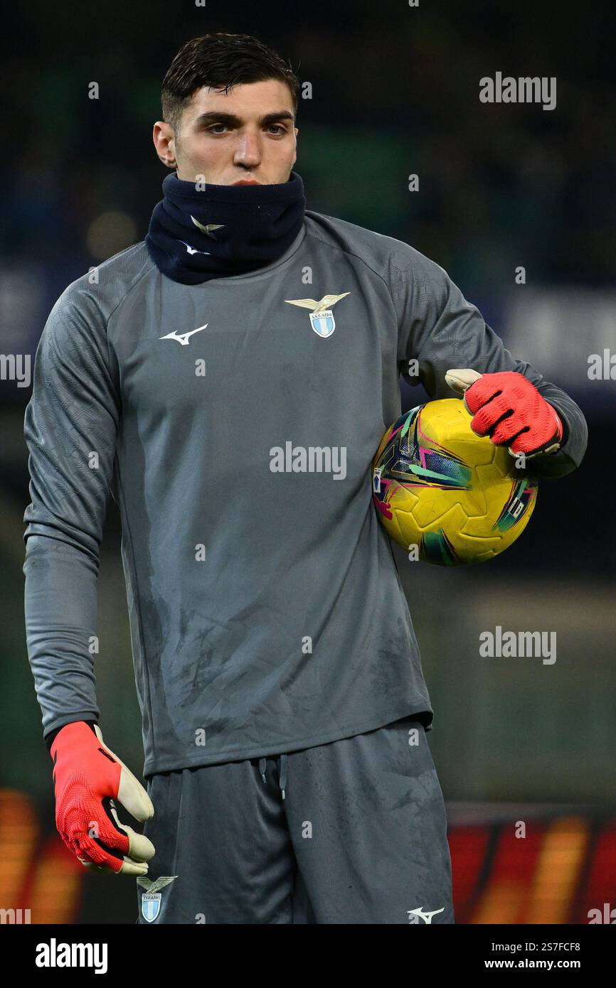 Verona, Italy. 19th Jan, 2025. Christos Mandas of S.S. Lazio during the ...