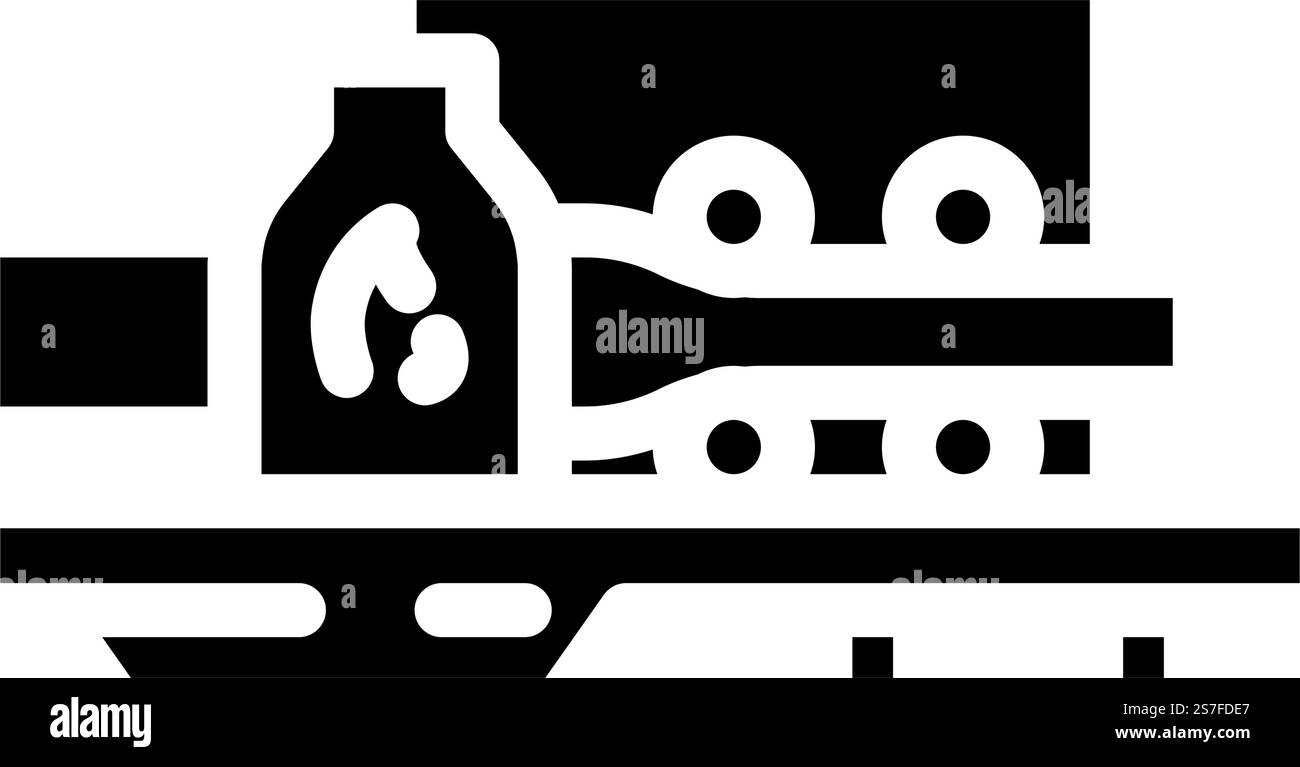 hot rolling steel production glyph icon vector. hot rolling steel ...