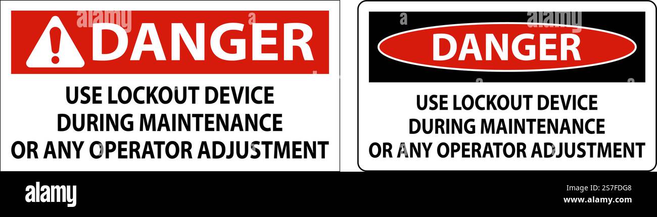 Caution Use Lockout Device During Maintenance Or Any Operator ...