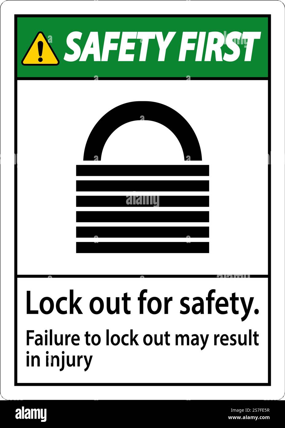 Safety First Lock Out For Safety. Failure To Lock Out May Result In ...