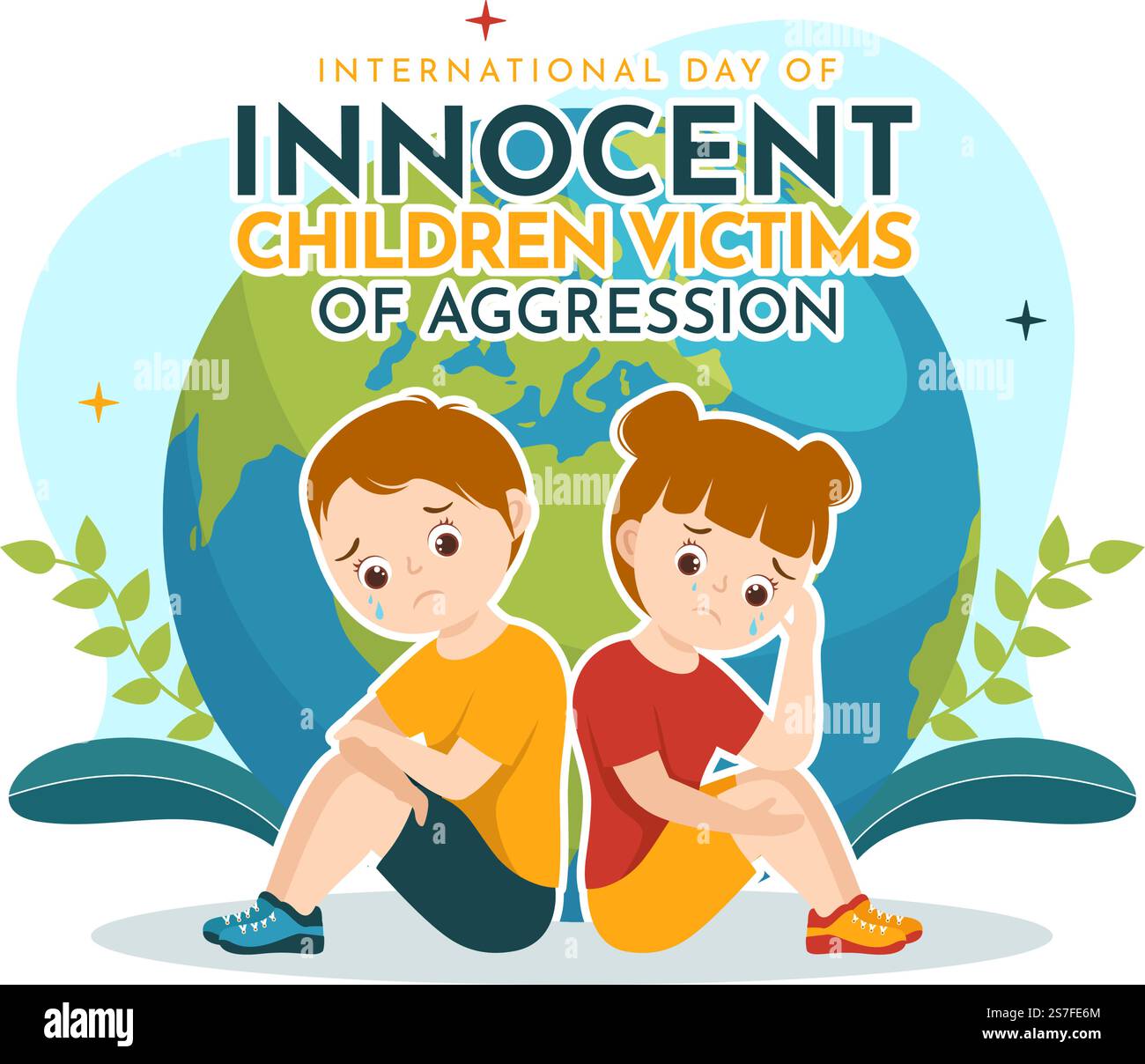 International Day of Innocent Children Victims of Aggression Vector ...