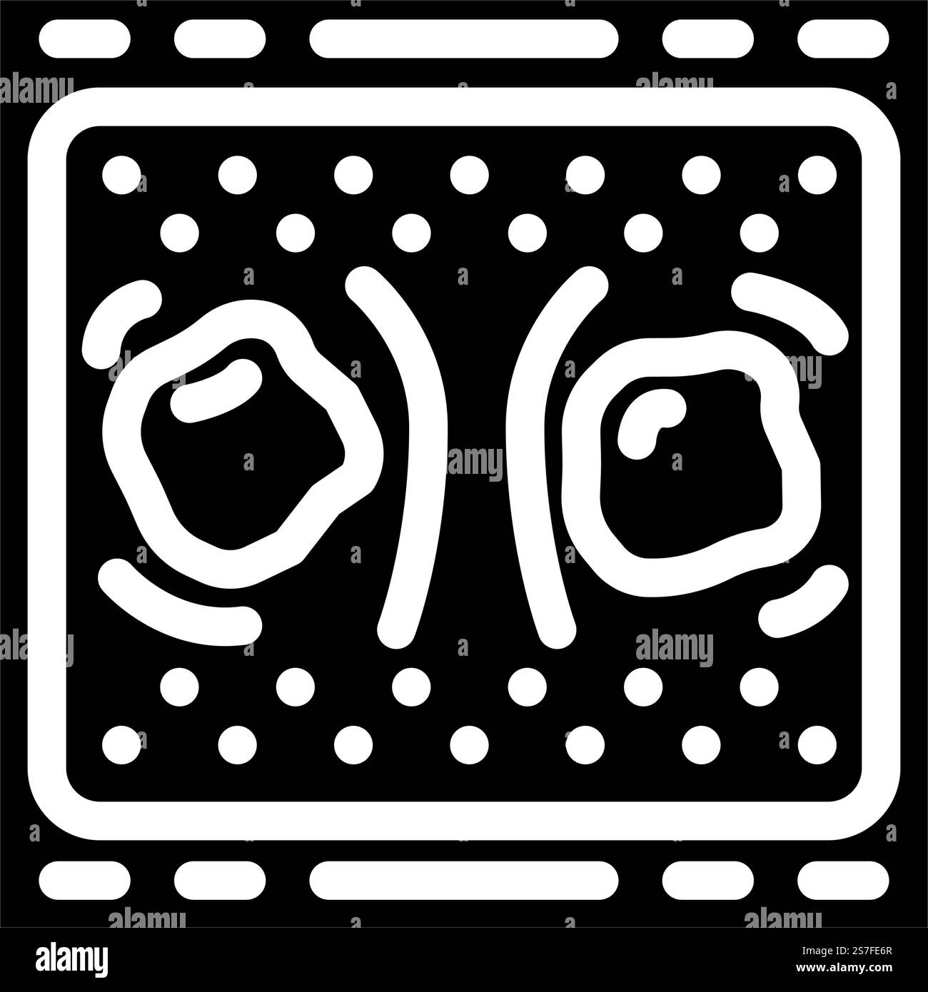 stratego board game glyph icon vector. stratego board game sign ...