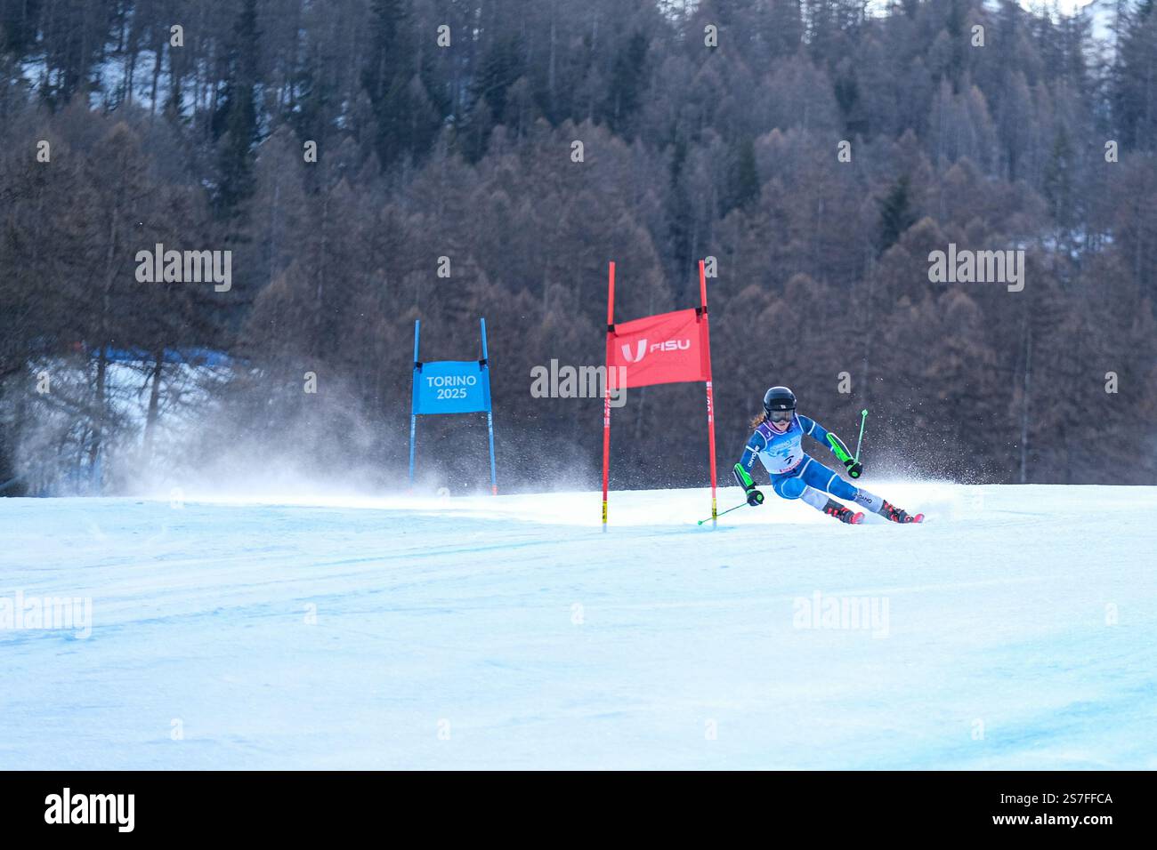Bardonecchia, Italy. 18th Jan, 2025. Eren Watanabe of Japan in action ...