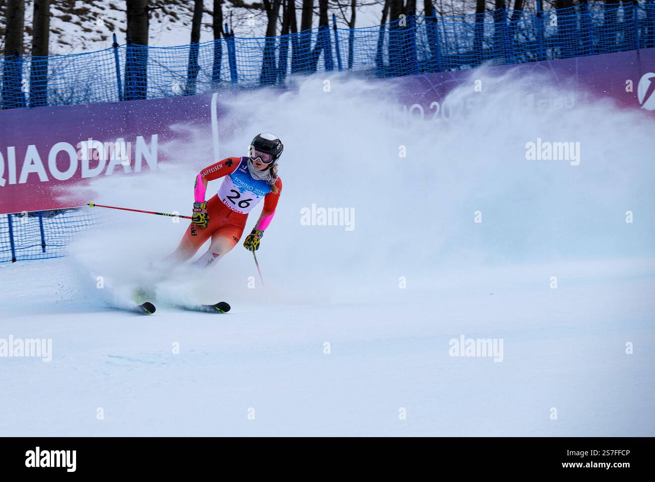 Bardonecchia, Italy. 18th Jan, 2025. Mathilde Phillips of Switzerland ...