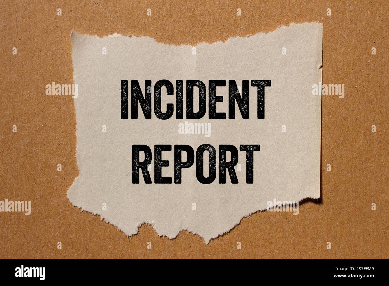 Incident report symbol concept hi-res stock photography and images - Alamy