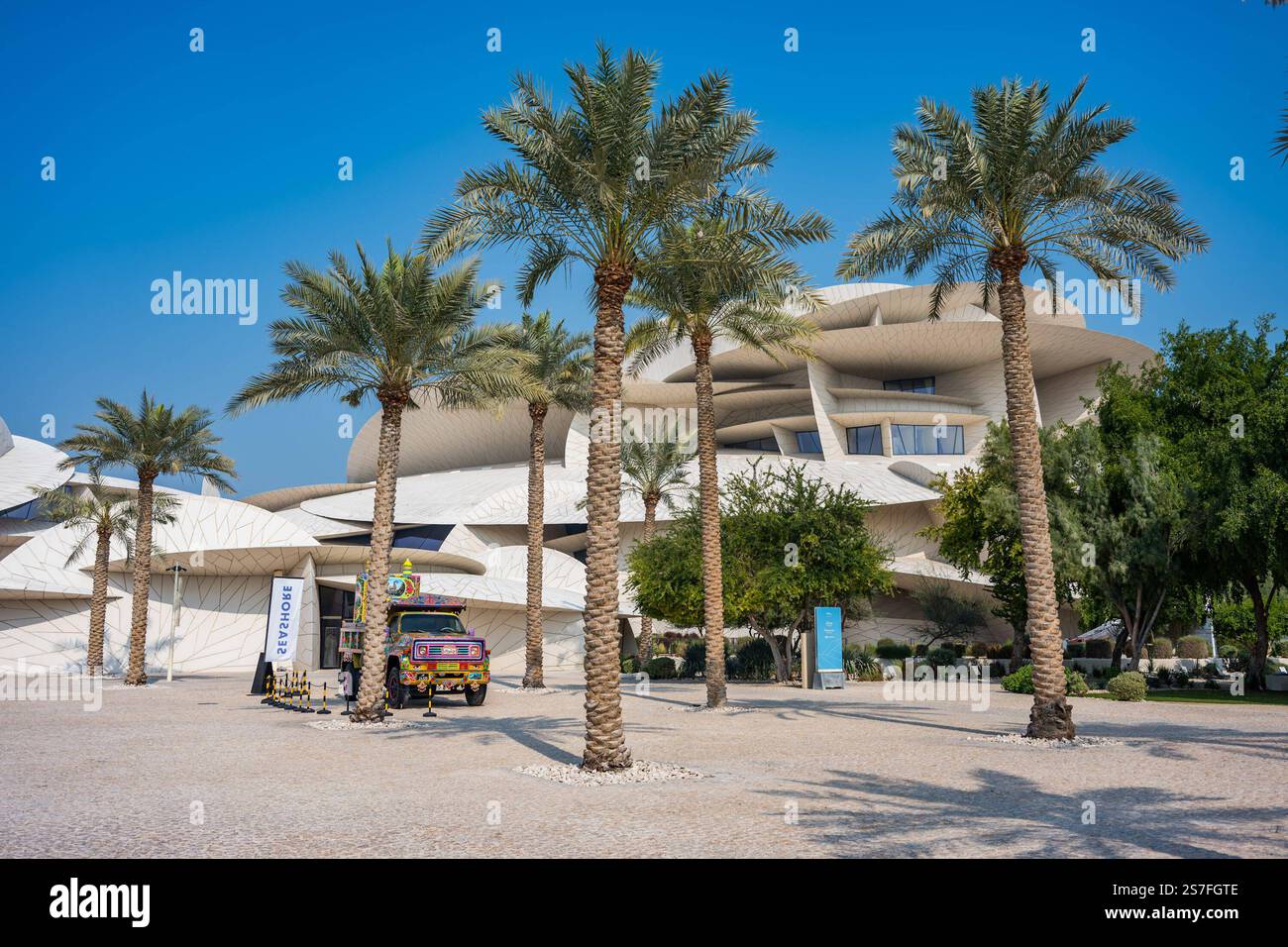National Museum of Qatar *** National Museum of Qatar Stock Photo - Alamy