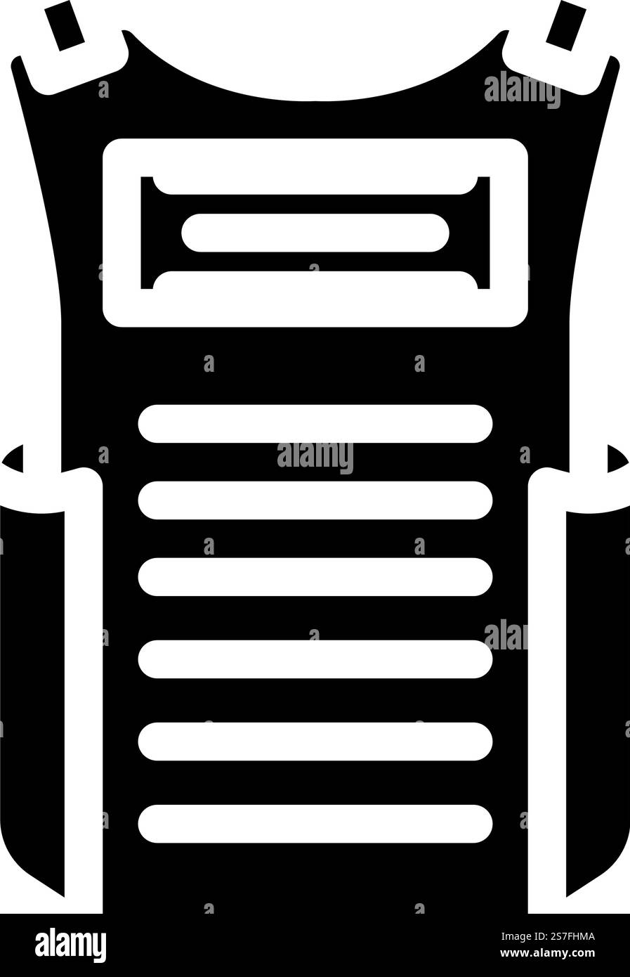 bulletproof vest crime glyph icon vector. bulletproof vest crime sign ...