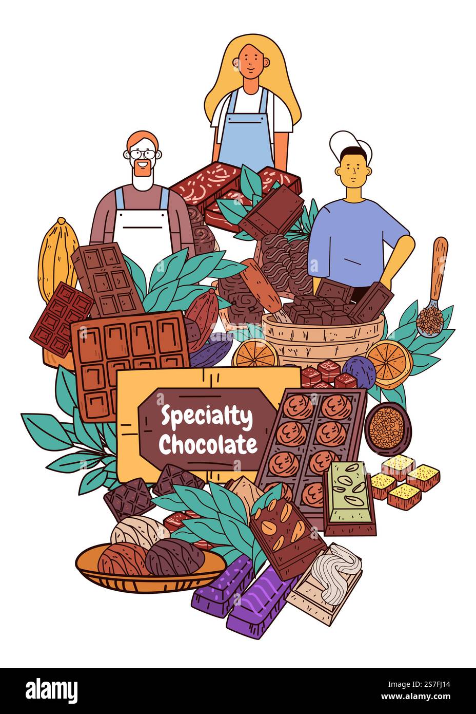 In vertical arrangement Stock Vector Images - Alamy