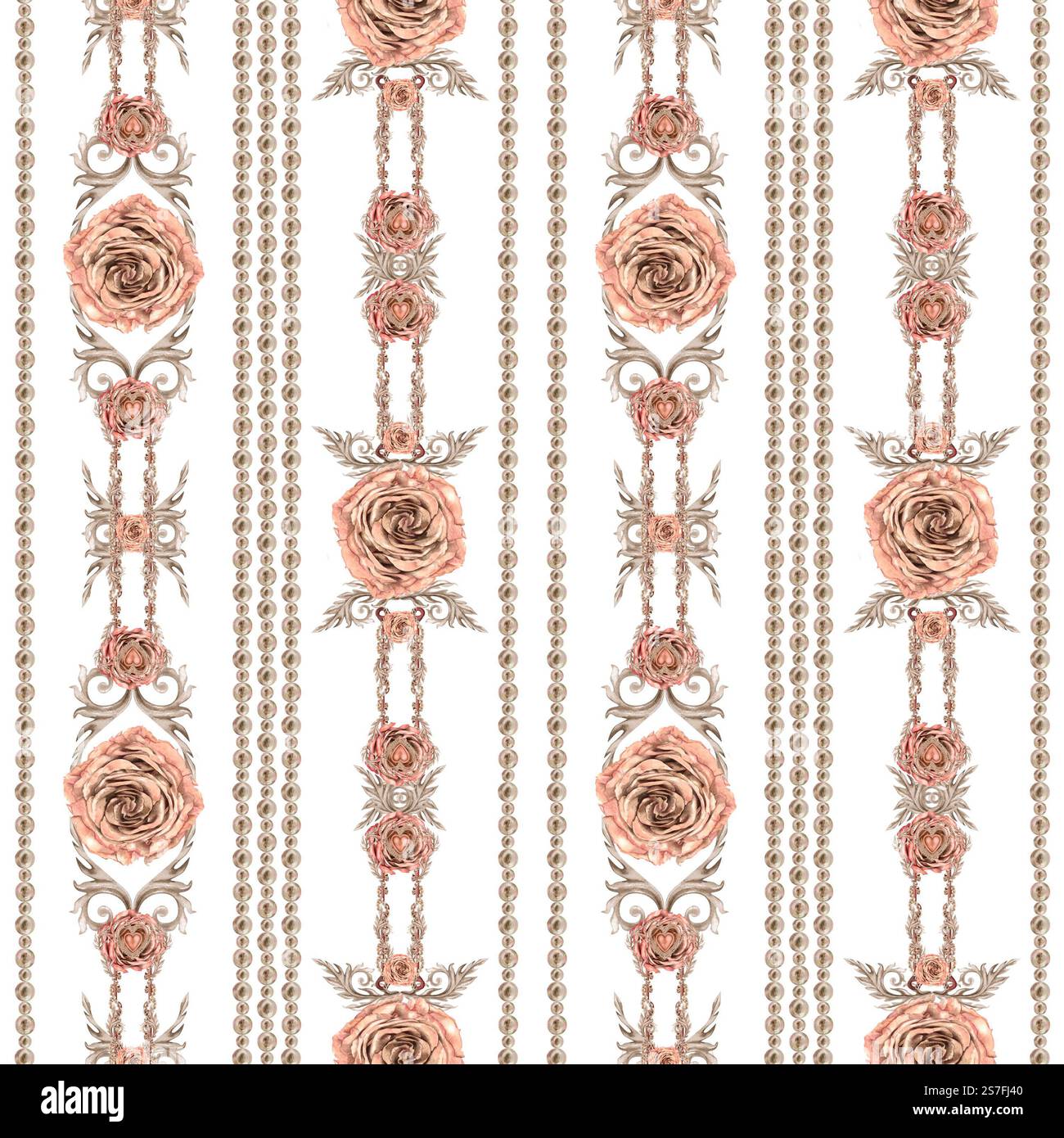 Baroque style flower arrangement Cut Out Stock Images & Pictures - Alamy