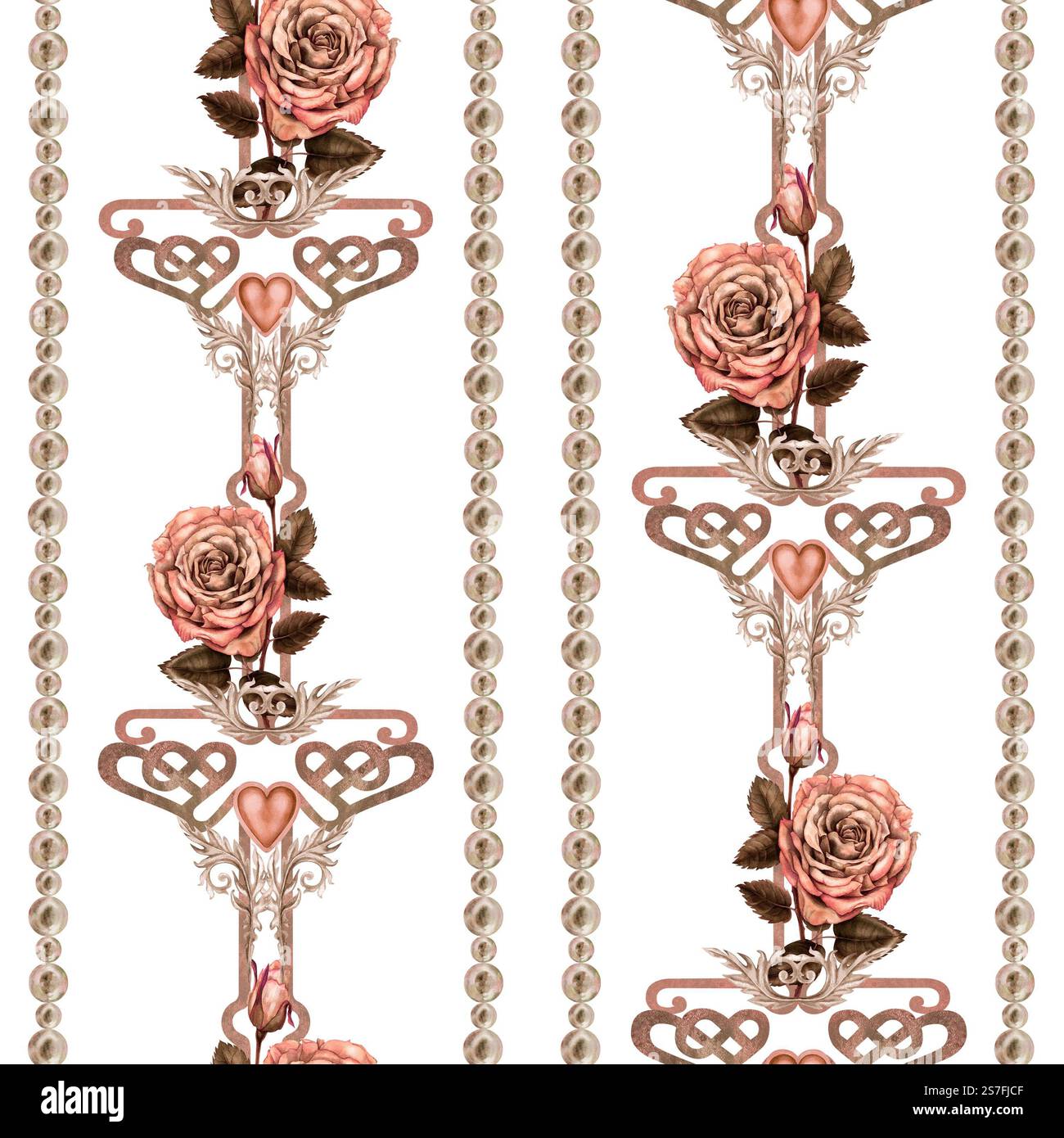 Baroque style flower arrangement Cut Out Stock Images & Pictures - Alamy