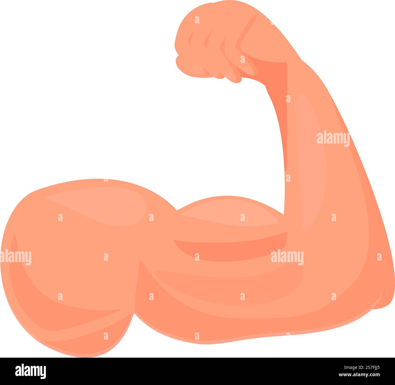 Hand bicep icon cartoon vector. Strong arm. Body flex. Hand bicep icon ...