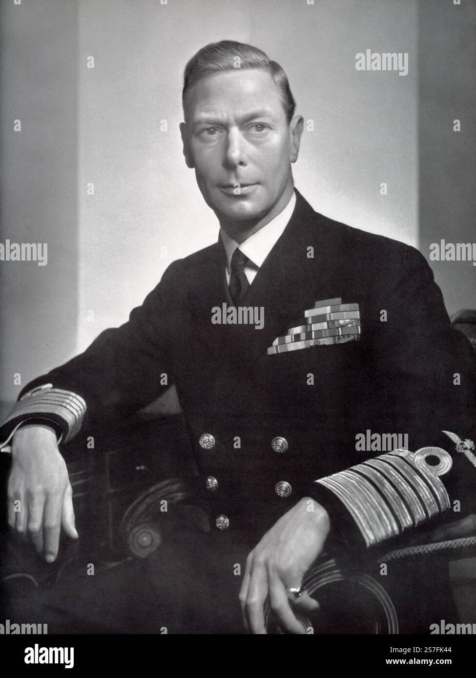 King George VI (1895–1952) was the King of the United Kingdom from 1936 ...
