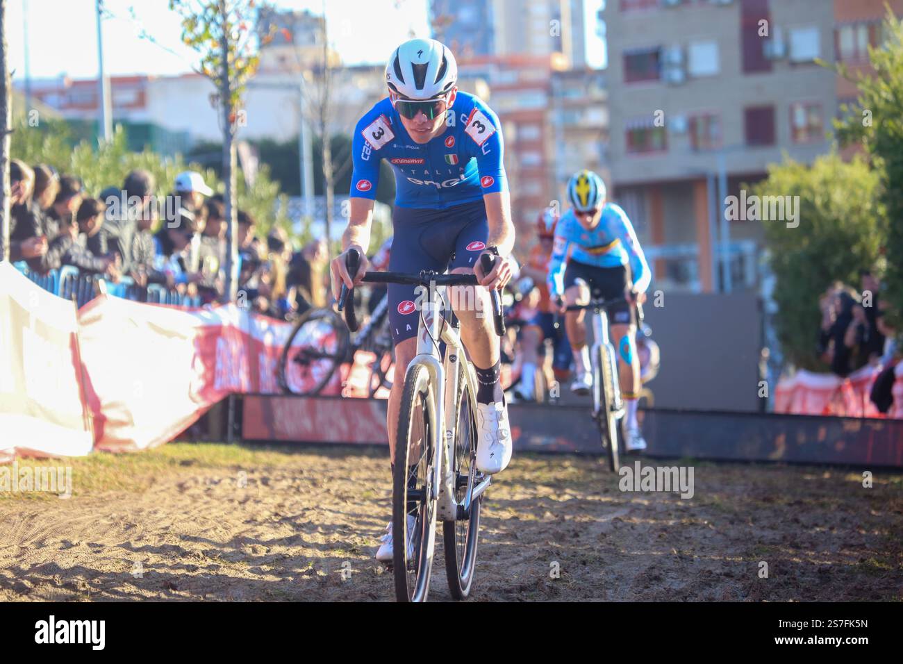 Benidorm, Spain, 19th January, 2025: Dutch cyclist Filippo Grigolini (3 ...
