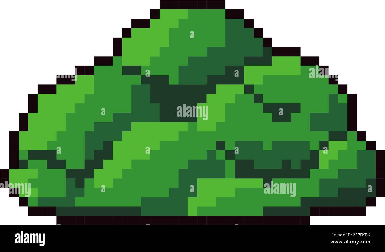 Bushes and grass pixel art hi-res stock photography and images - Alamy