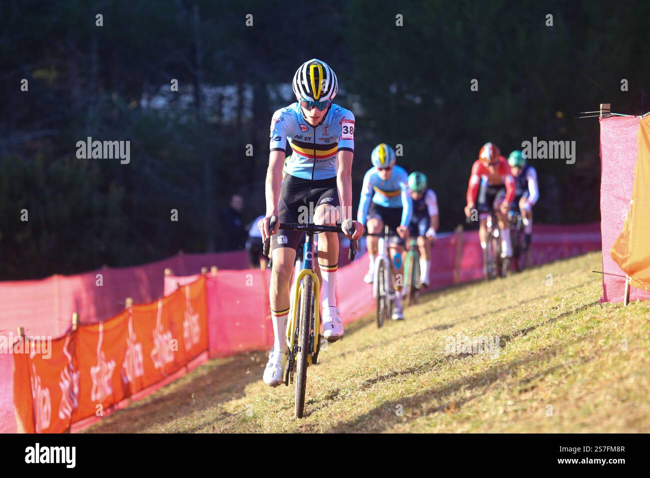 Benidorm, Spain, 19th January, 2025: Belgian cyclist Giel Lejuene (38 ...