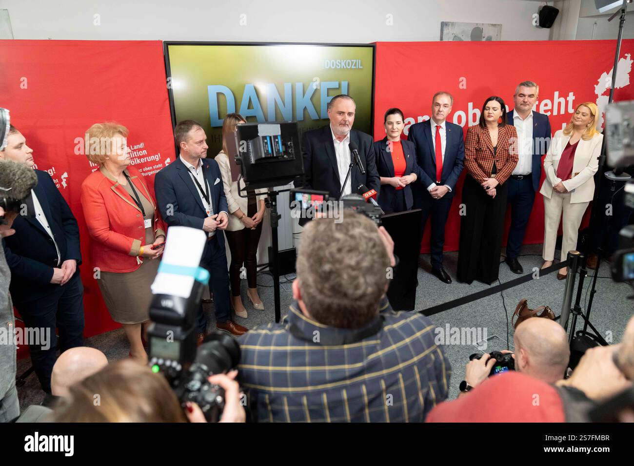 Local elections in the Austrian state of Burgenland, governor HANS ...