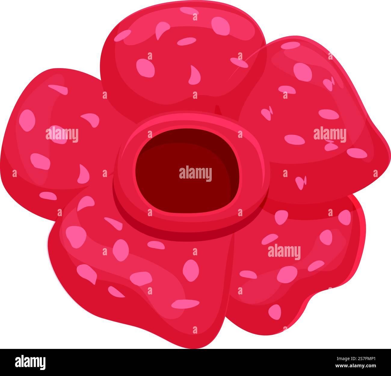 Rafflesia petals icon cartoon vector. Floral jungle. Botany exotic ...