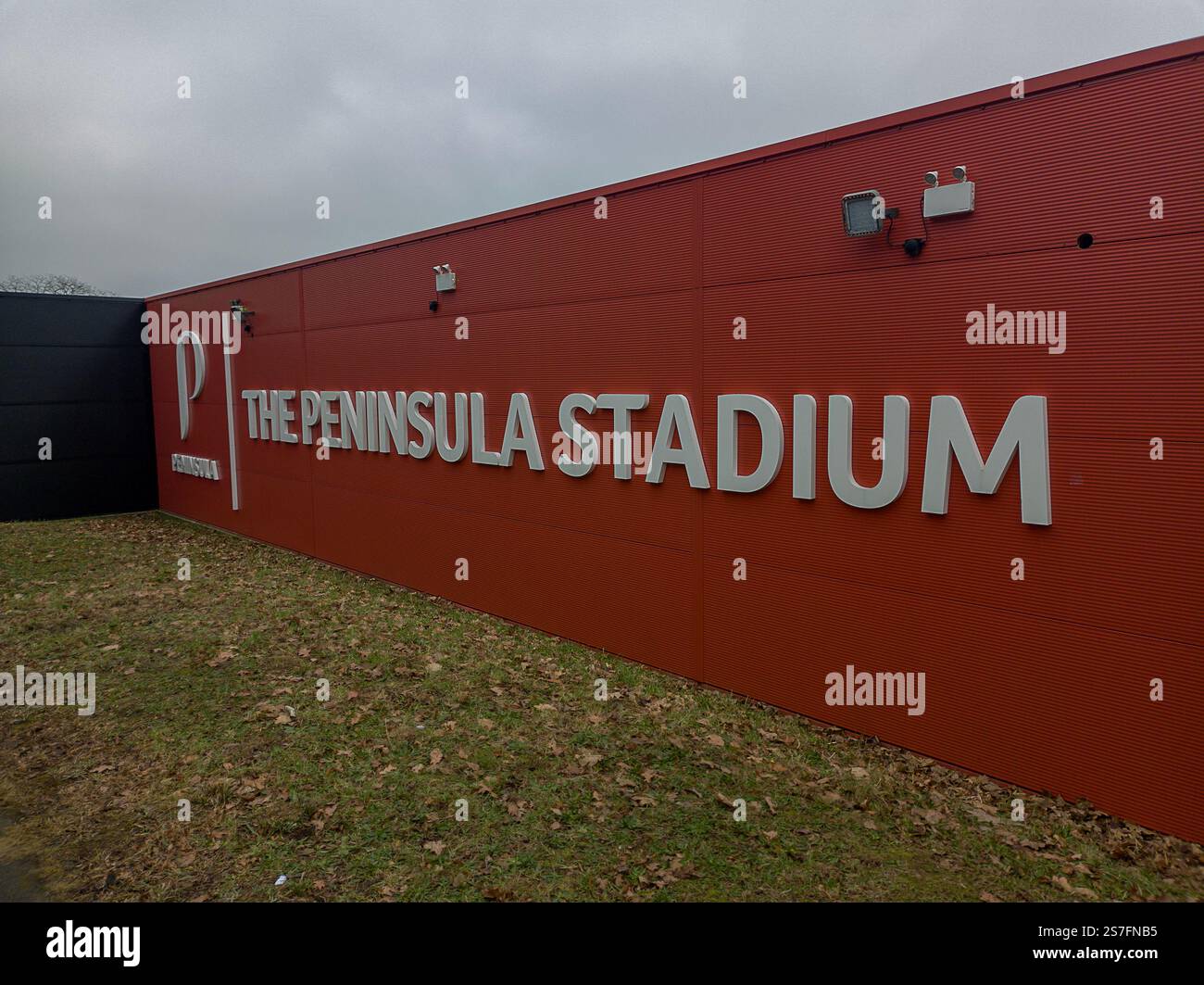 The Peninsula Stadium, home of Salford City FC in Greater Manchester ...
