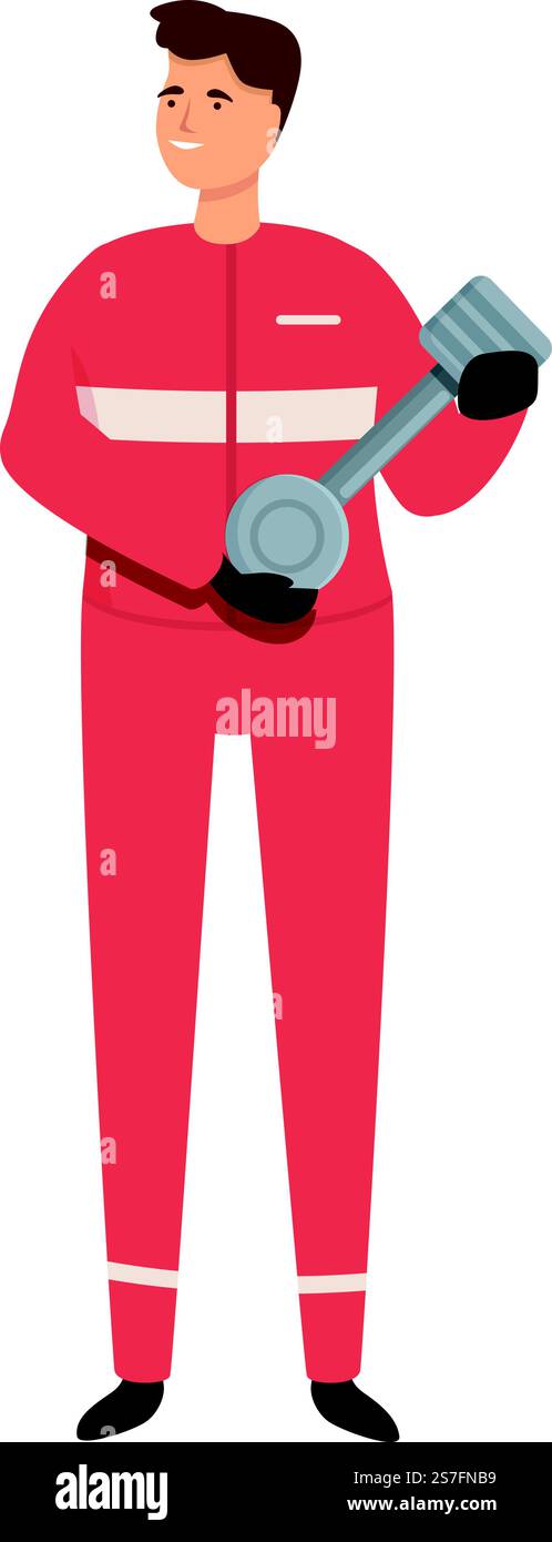 Driver pit stop icon cartoon vector. Race car team. Racer fast. Driver ...