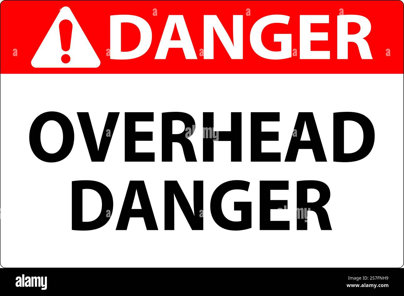 Symbol Danger Sign Overhead Danger Stock Vector Image & Art - Alamy
