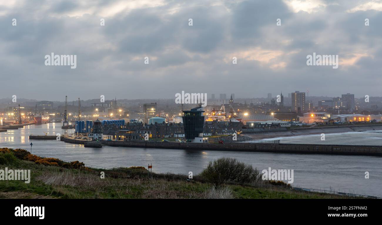 Aberdeen view scotland torry battery hi-res stock photography and ...