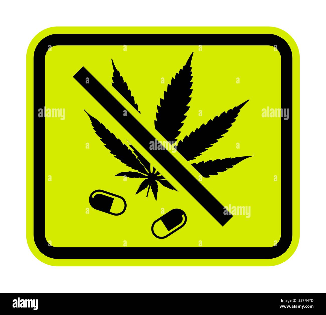 Drug prohibition sign Stock Vector Image & Art - Alamy