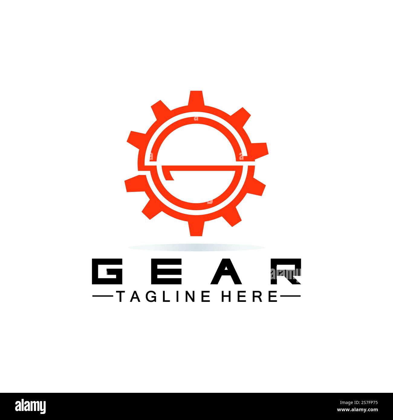 Letter G Gear Engineer Logo Design Template Stock Vector Image & Art ...