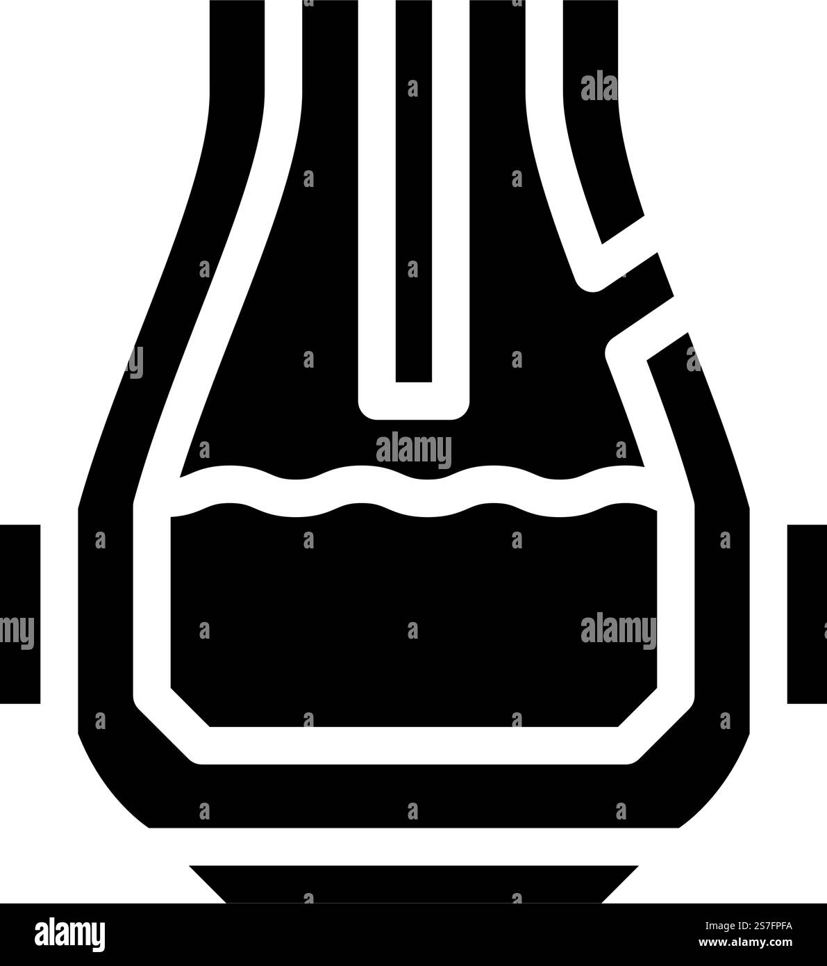 basic oxygen furnace steel production glyph icon vector. basic oxygen ...