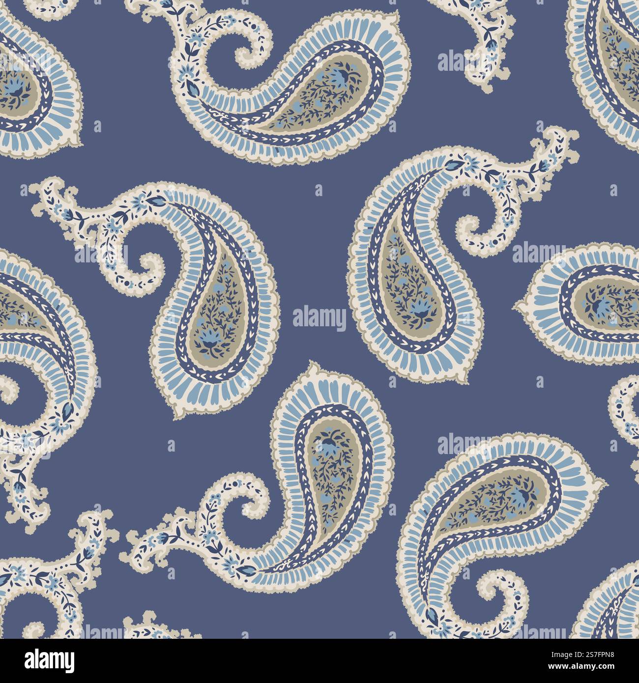 Floral motifs and flora decoration, paisley with leaves and branches ...