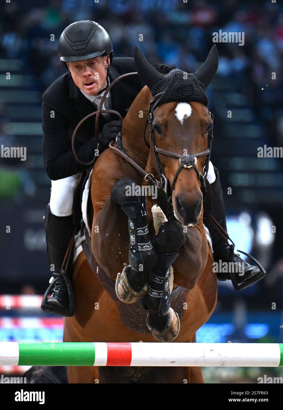 Leipzig, Germany. 19th Jan, 2025. Equestrian sport/jumping, World Cup ...