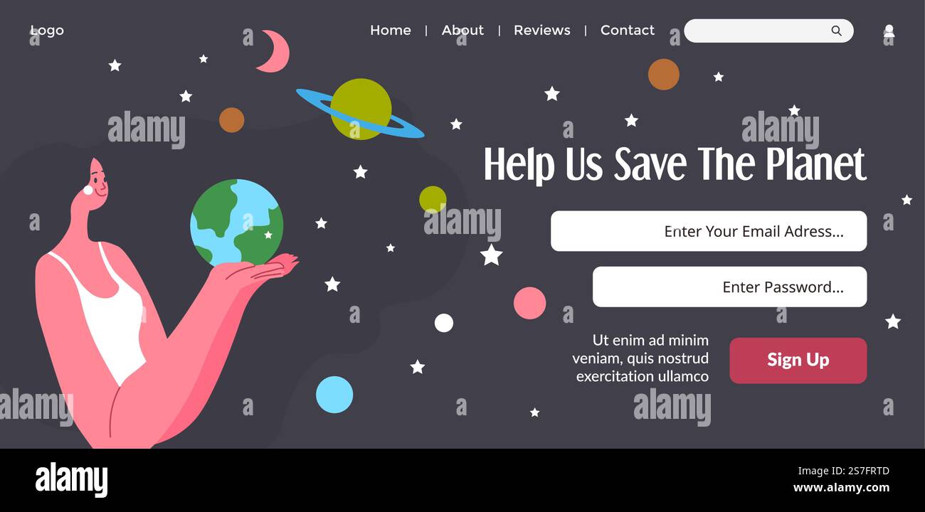 nature preservation and conservation, help us save planet. Care for environment and ecology ...