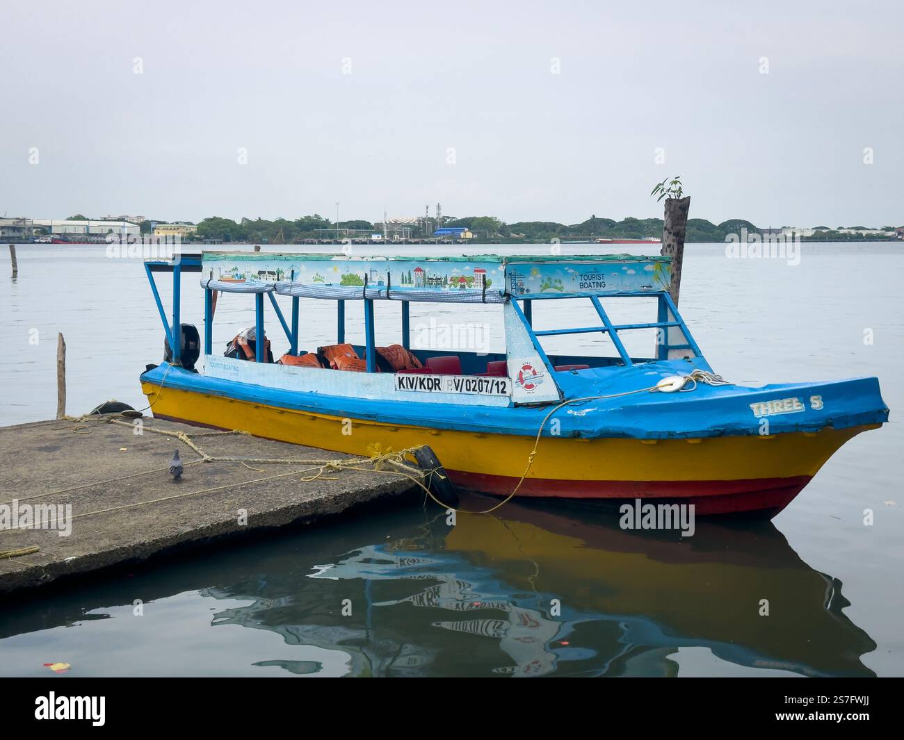 Fort Kochi, Kerala, India - May 14, 2024: Boats of the Kerala Tourist ...
