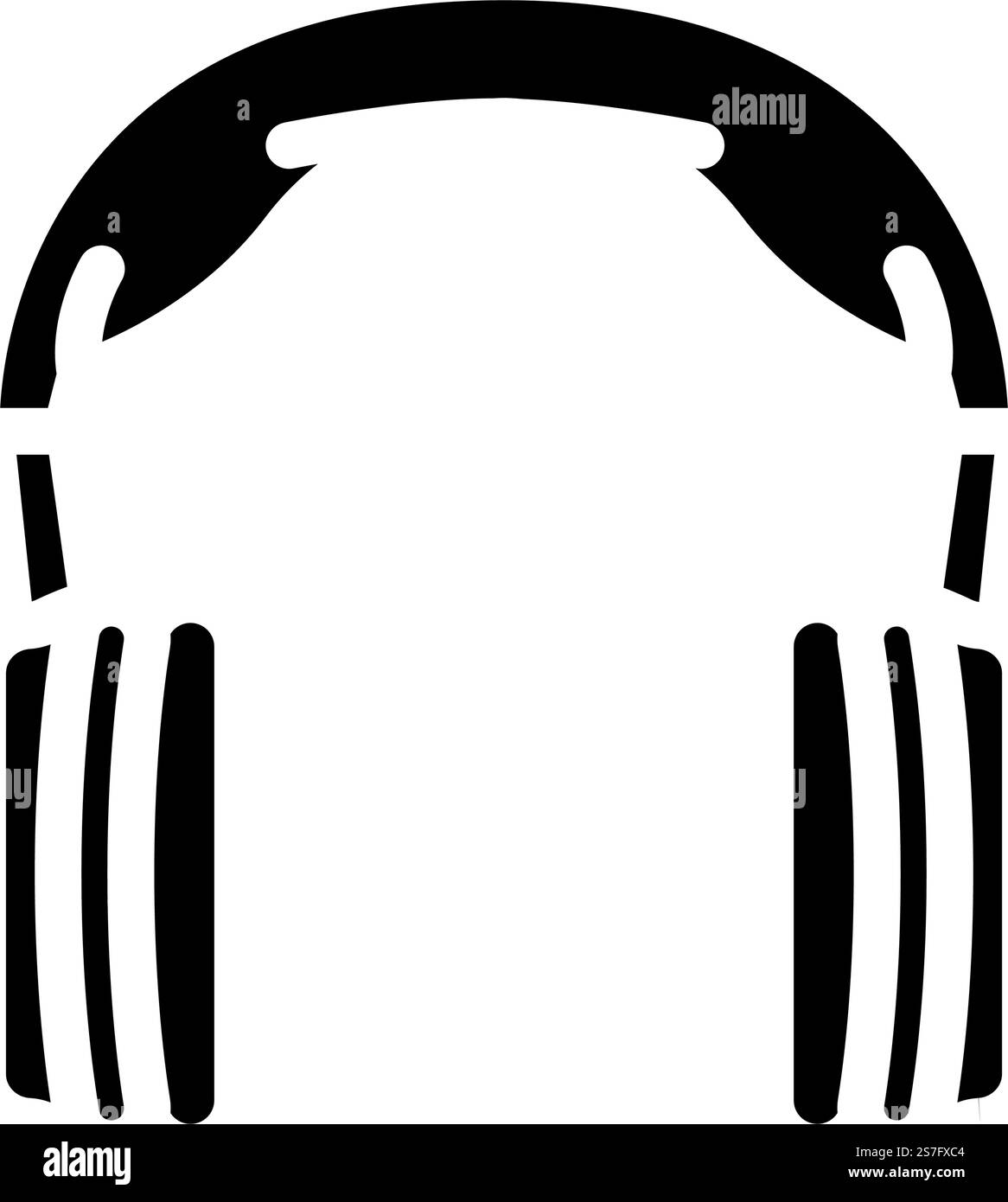 headset gaming pc glyph icon vector. headset gaming pc sign. isolated ...