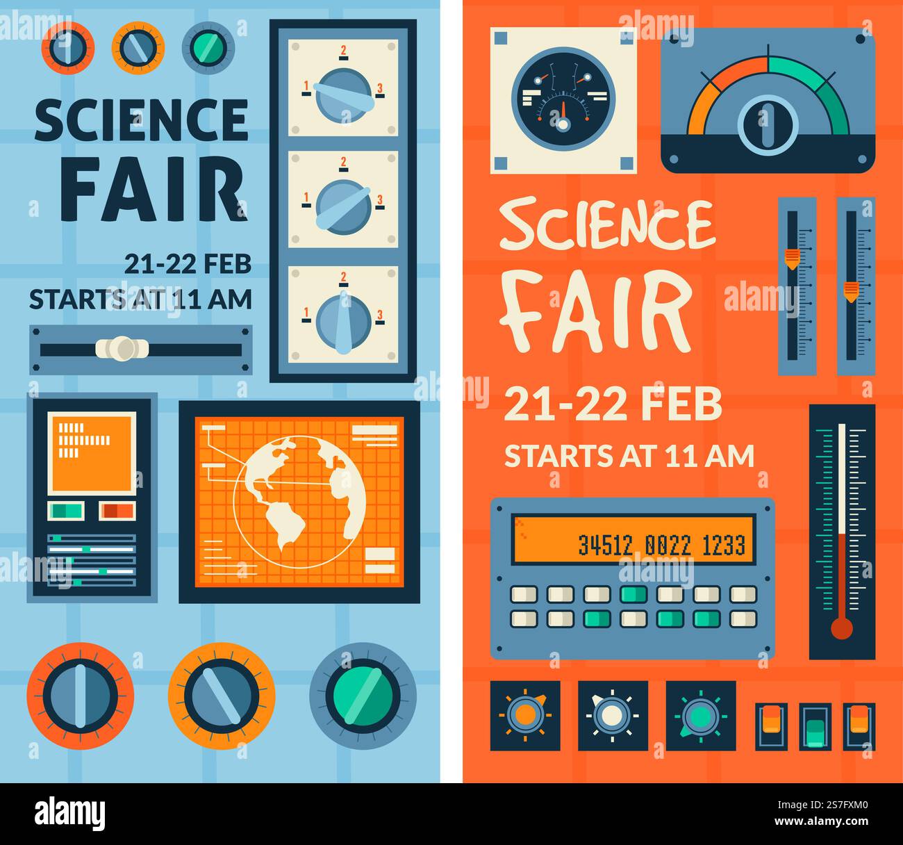 Science exhibition invitation card hi-res stock photography and images ...