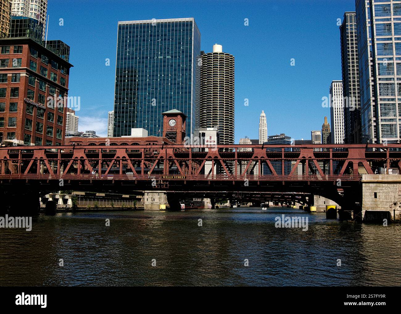 The Chicago River passes by some of the city’s most iconic landmarks ...