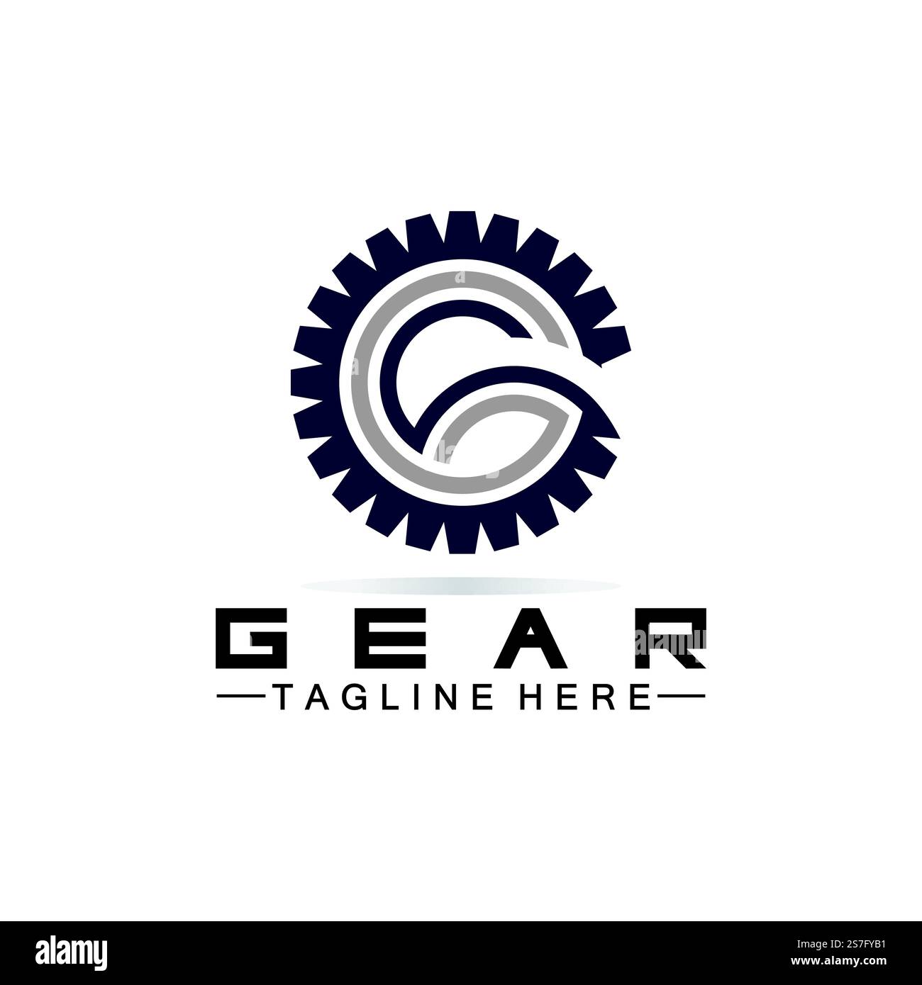 Letter G Gear Engineer Logo Design Template Stock Vector Image & Art ...
