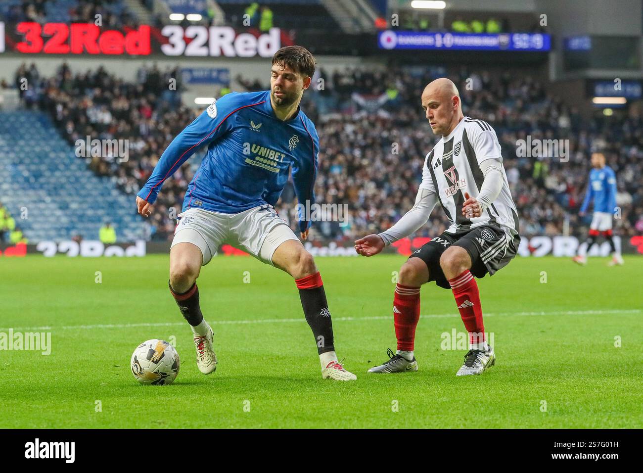 Glasgow, UK. 19th Jan, 2025. Rangers FC played Fraserburgh FC in the ...