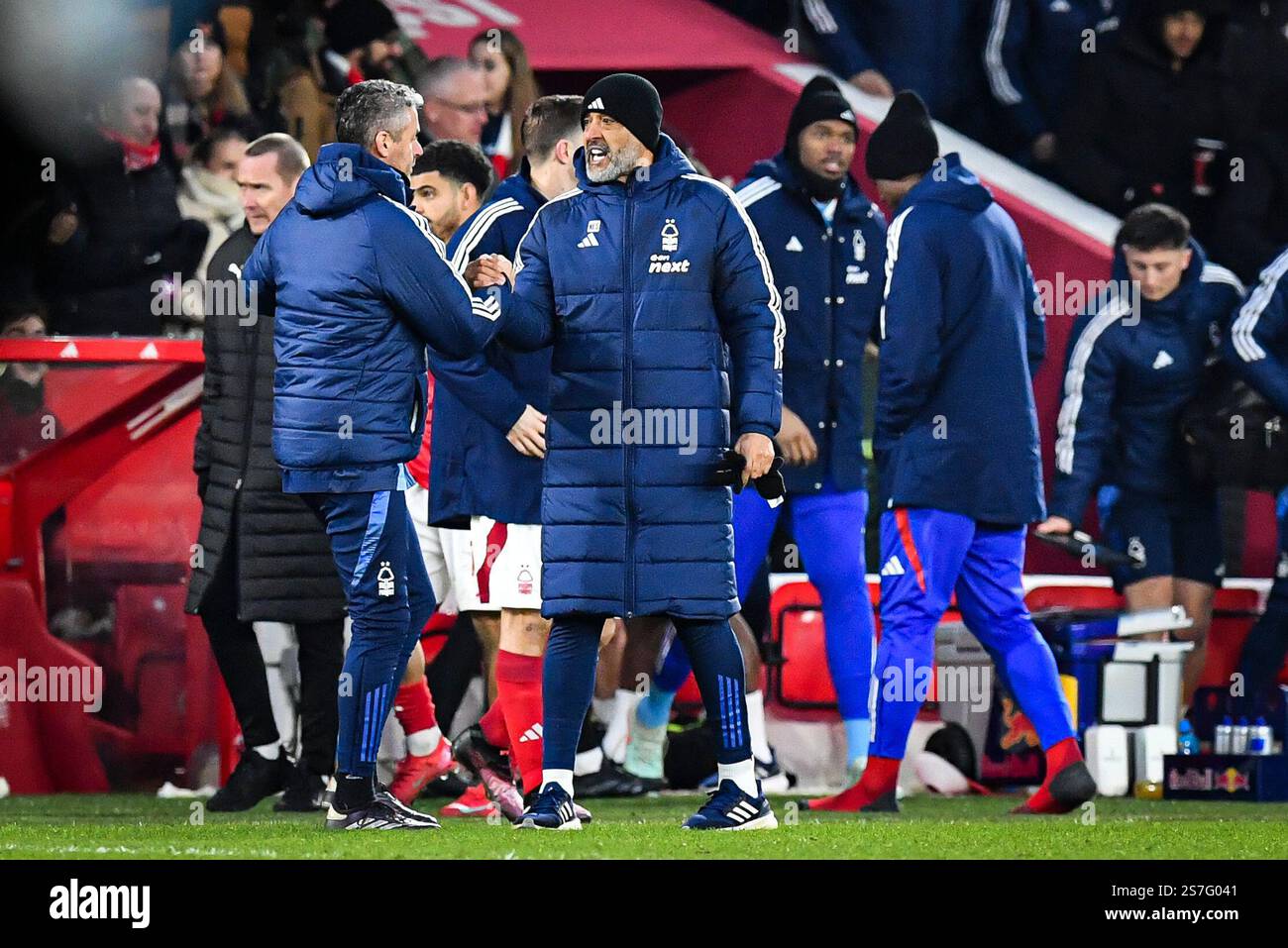 The City Ground, Nottingham, UK. 19th Jan, 2025. Premier League ...