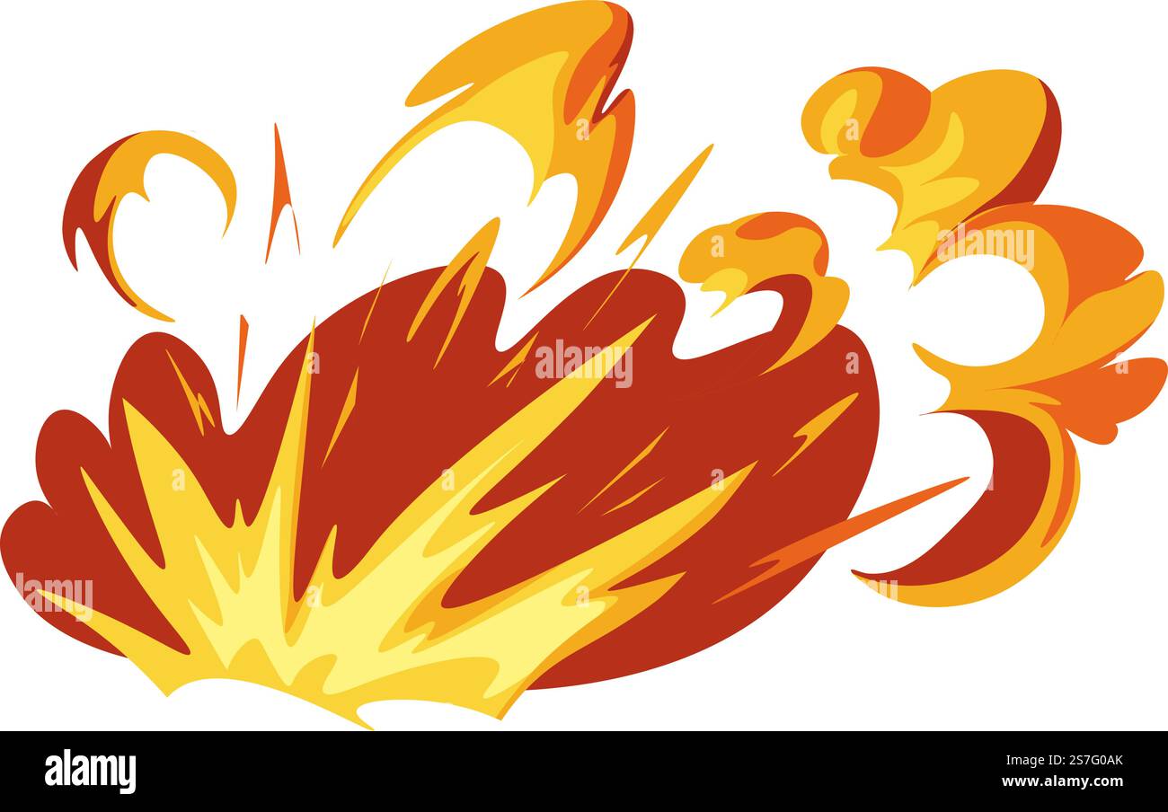 Explosion caused Stock Vector Images - Alamy