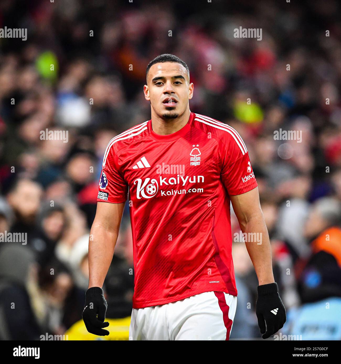 The City Ground, Nottingham, UK. 19th Jan, 2025. Premier League ...
