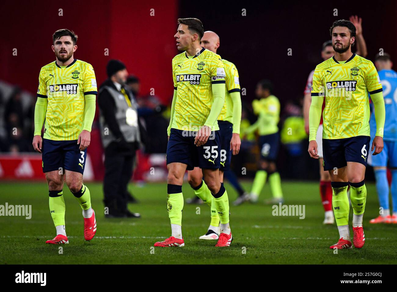 The City Ground, Nottingham, UK. 19th Jan, 2025. Premier League ...
