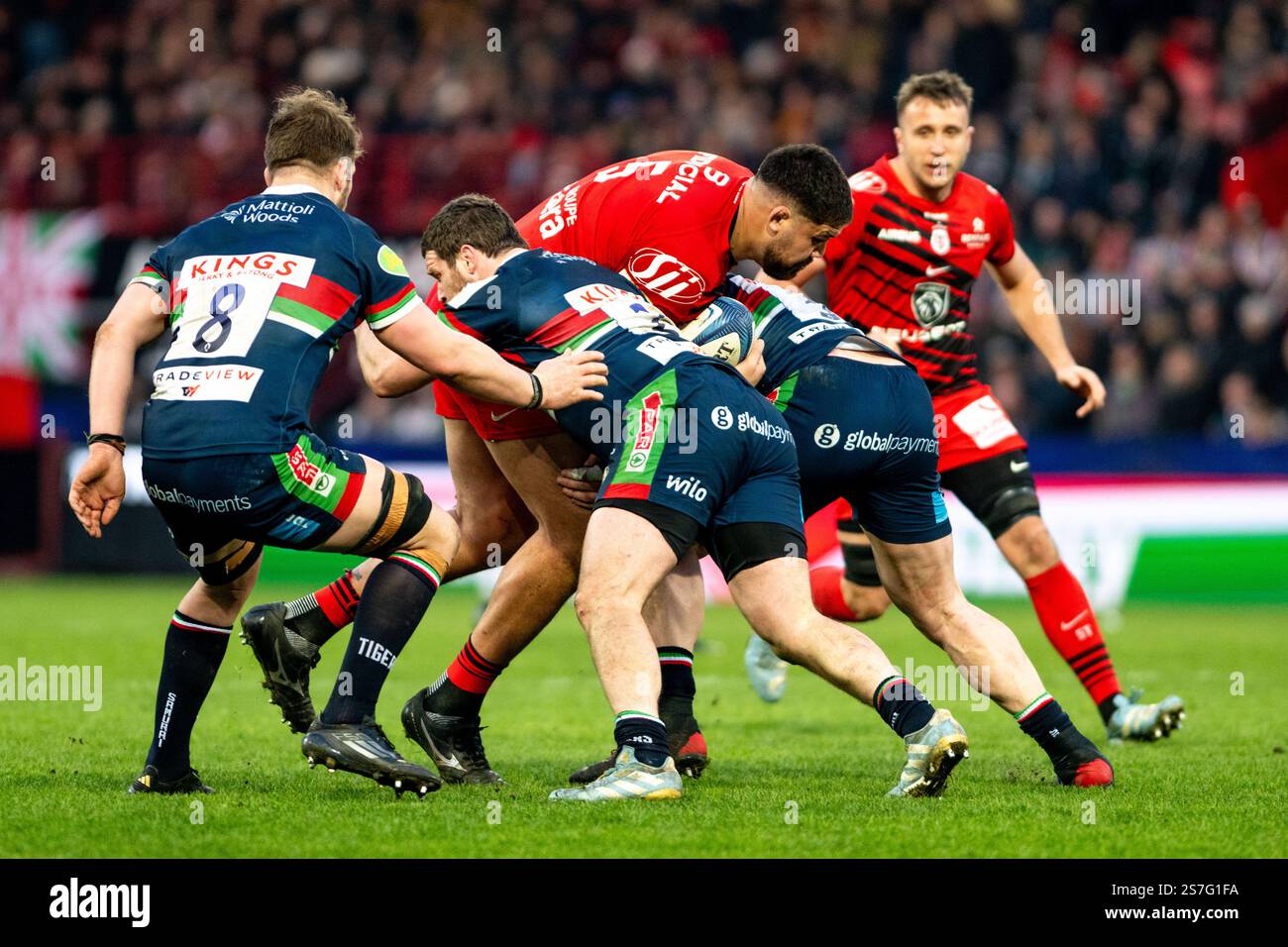 Emmanuel Meafou of Toulouse during the Champions Cup, Pool 1, rugby ...