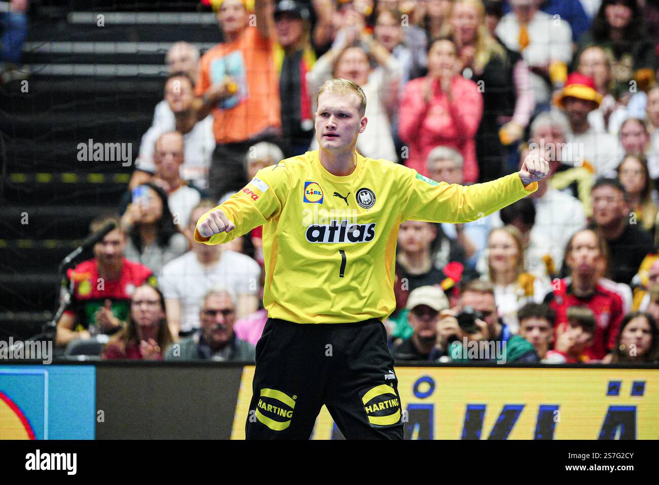 Torjubel David Spaeth (Deutschland, #01) DEN, Deutschland vs ...