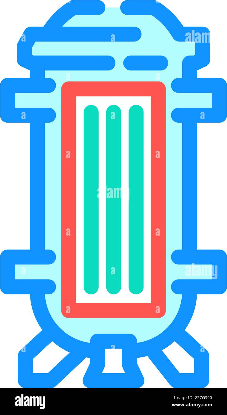 reactor vessel nuclear energy color icon vector. reactor vessel nuclear ...