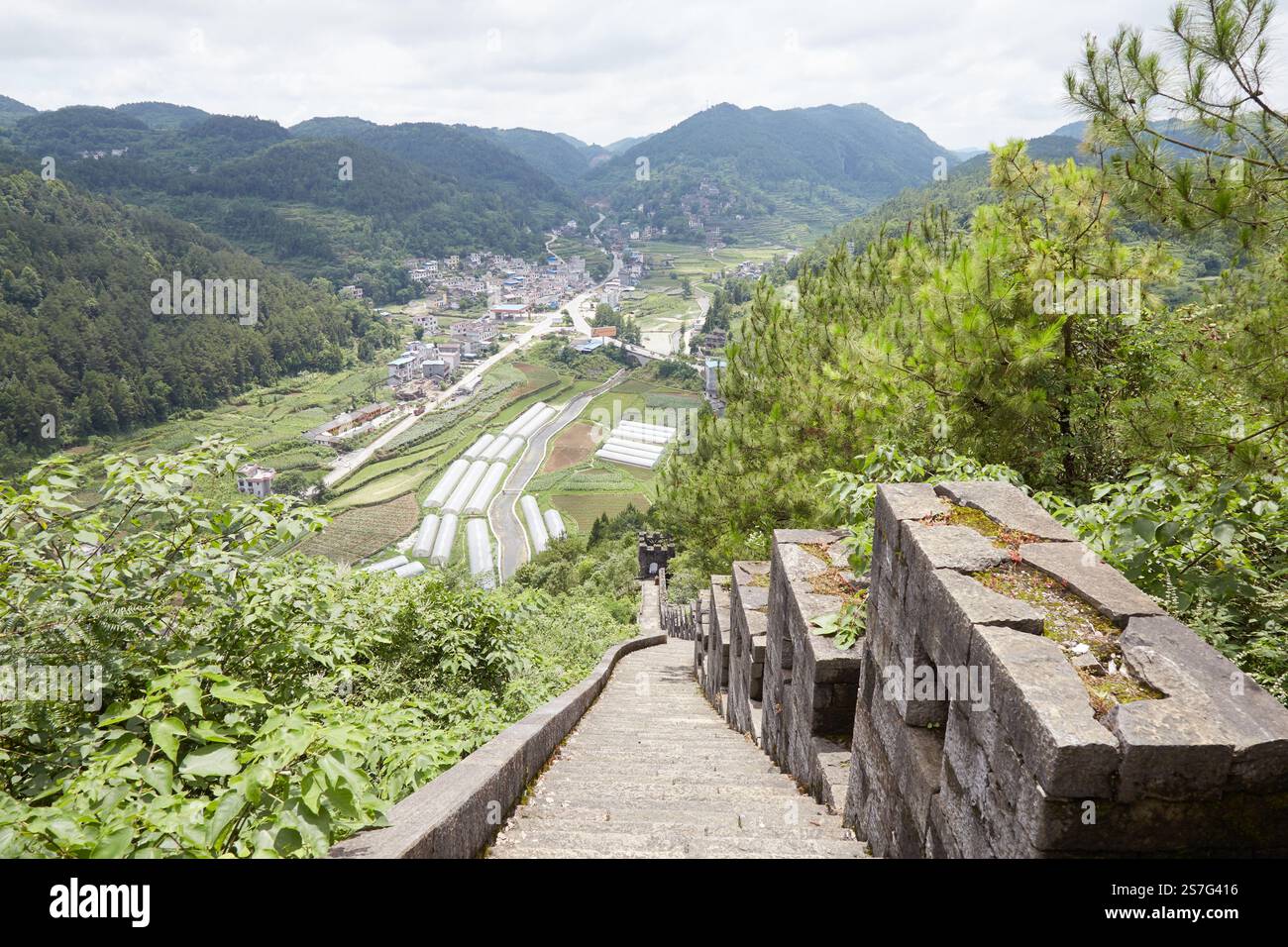 The Southern Great Wall was built between 1554-1662 during the Ming ...